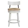 NewRidge Home Goods Farmhouse 26in. Wood Counter-Height Bar Stool with ...