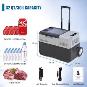 42 qt. Car Freezer, Cooler with APP Control and 6 in. Off-Road Wheels ...