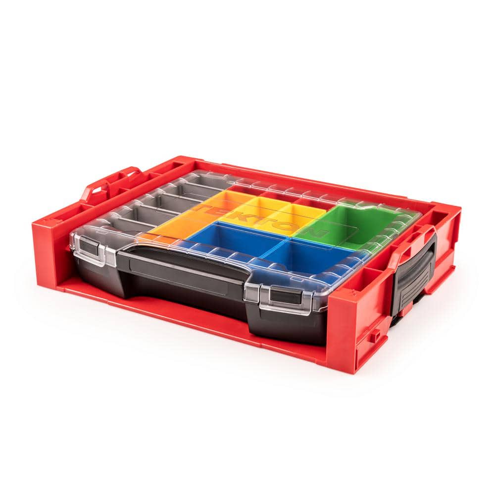TEKTON Lidded Drawer (i-BOXX) with 10-Piece Organizer Bin Set in ...