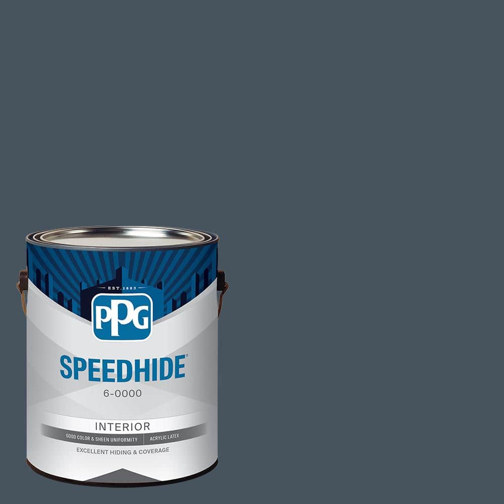 SPEEDHIDE 1 gal. PPG10-09 Soothing Sapphire Eggshell Interior Paint ...