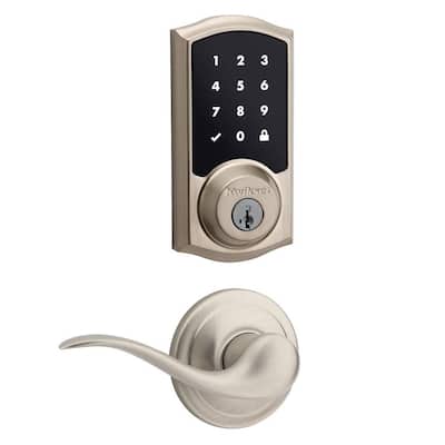 Kwikset SmartCode 916 Zigbee 3.0 Contemporary Touchscreen Satin Nickel ...
