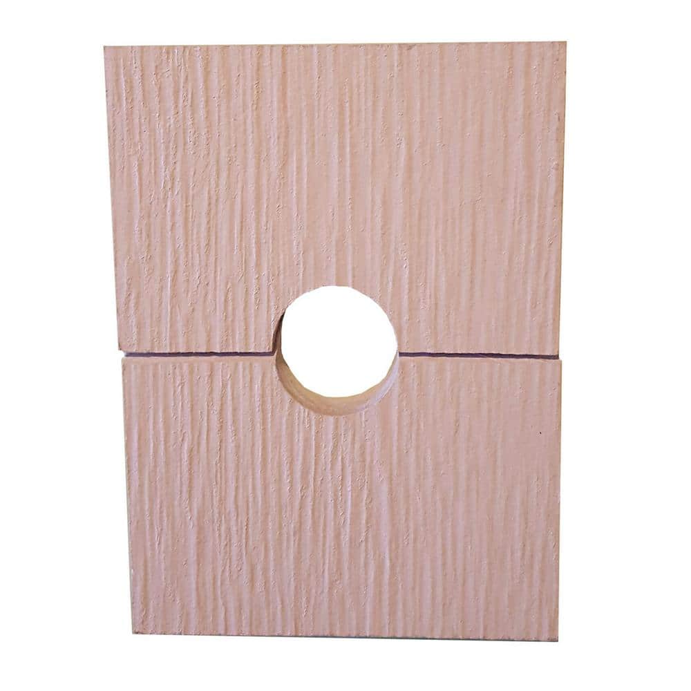 PPG 5/4 in. x 5-1/2 in. x 7-1/2 in. Split Mount Primed Rustic Hose Bib ...