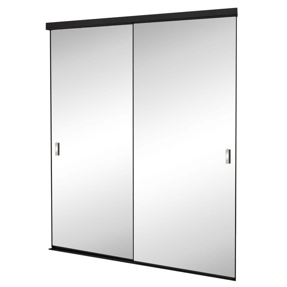 Contractors Wardrobe 59 in. x 80-1/2 in. Trim Line Bronze Aluminum ...
