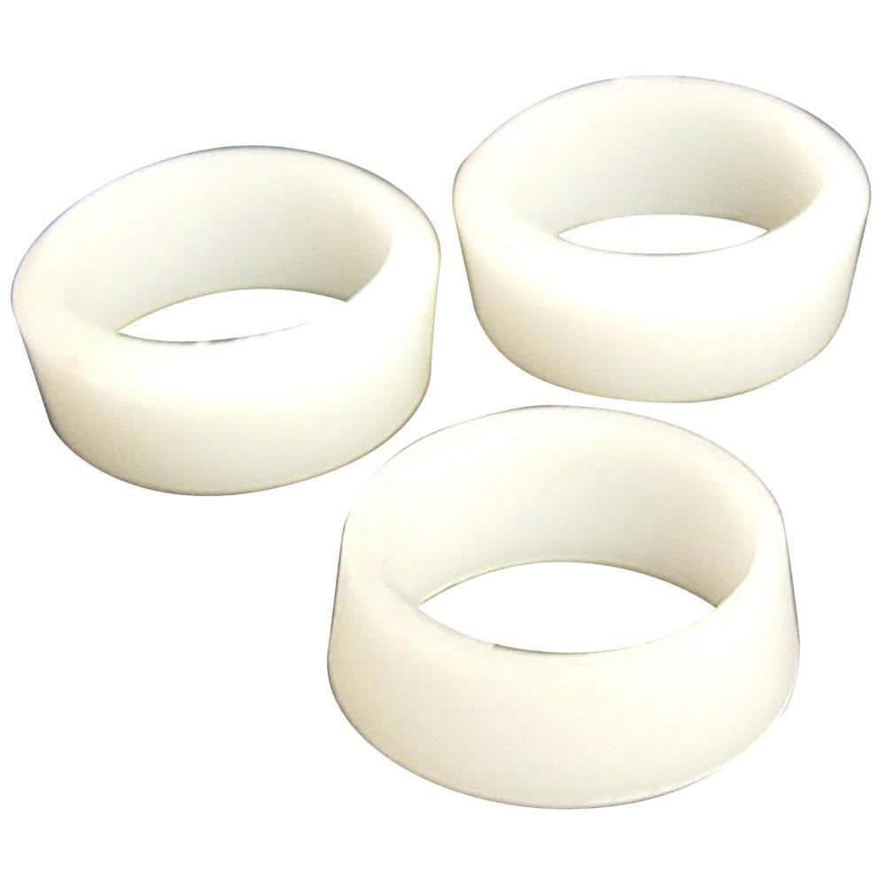 Everbilt 3/8 in. Plastic Delrin Compression Sleeve (3-Pack) 907-021003 ...