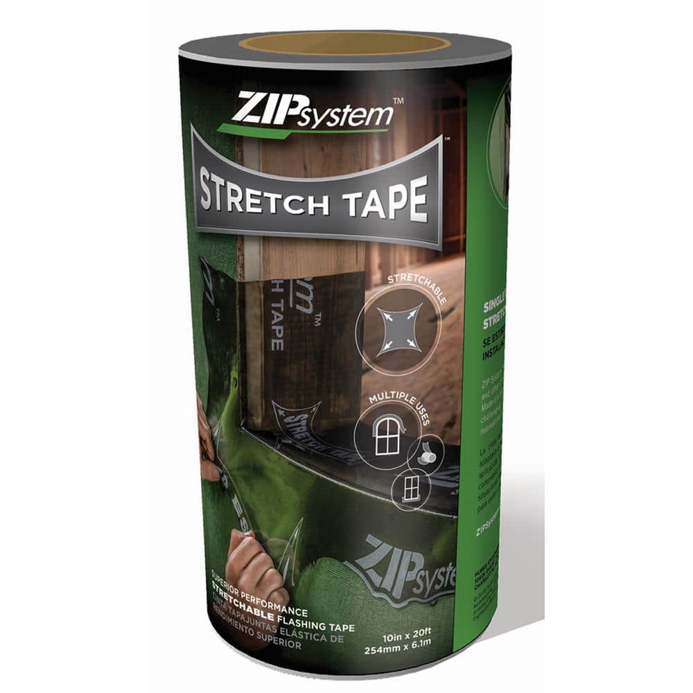 Huber 10 in. x 20 ft. ZIP System Linered Stretch Tape EHD5017119 - The ...