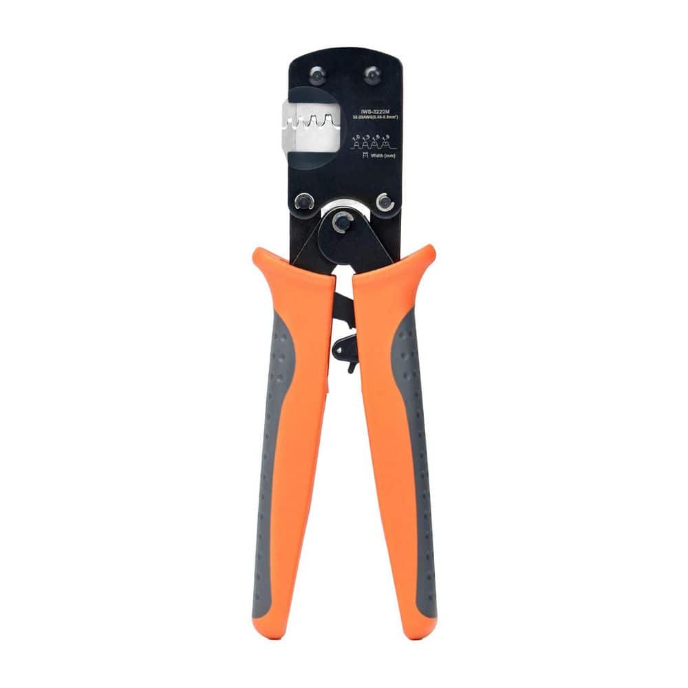 Micro Connector Pin Crimping Tool 0.03-0.52mm² 32-20AWG Ratcheting ...