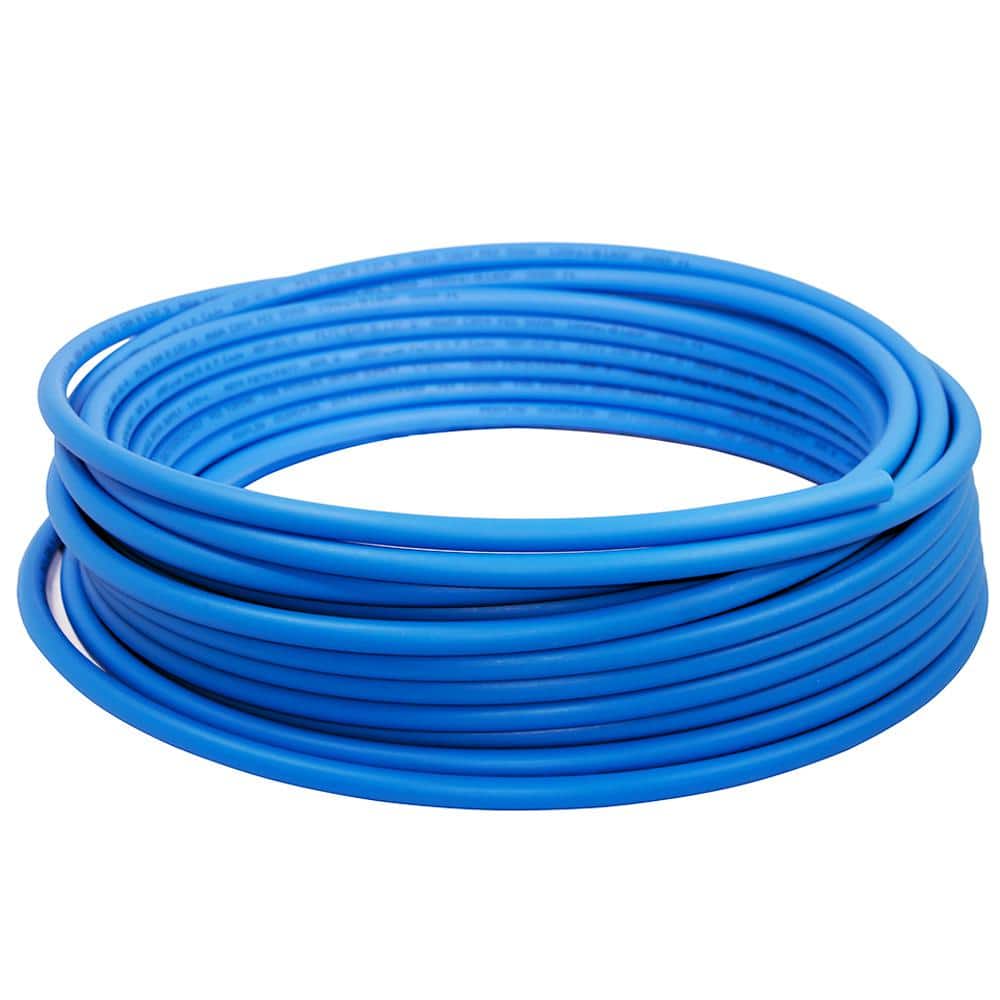 PLUMBFLEX 3/4 in. x 500 ft. Blue PEX-B Tubing Potable Water Pipe ...