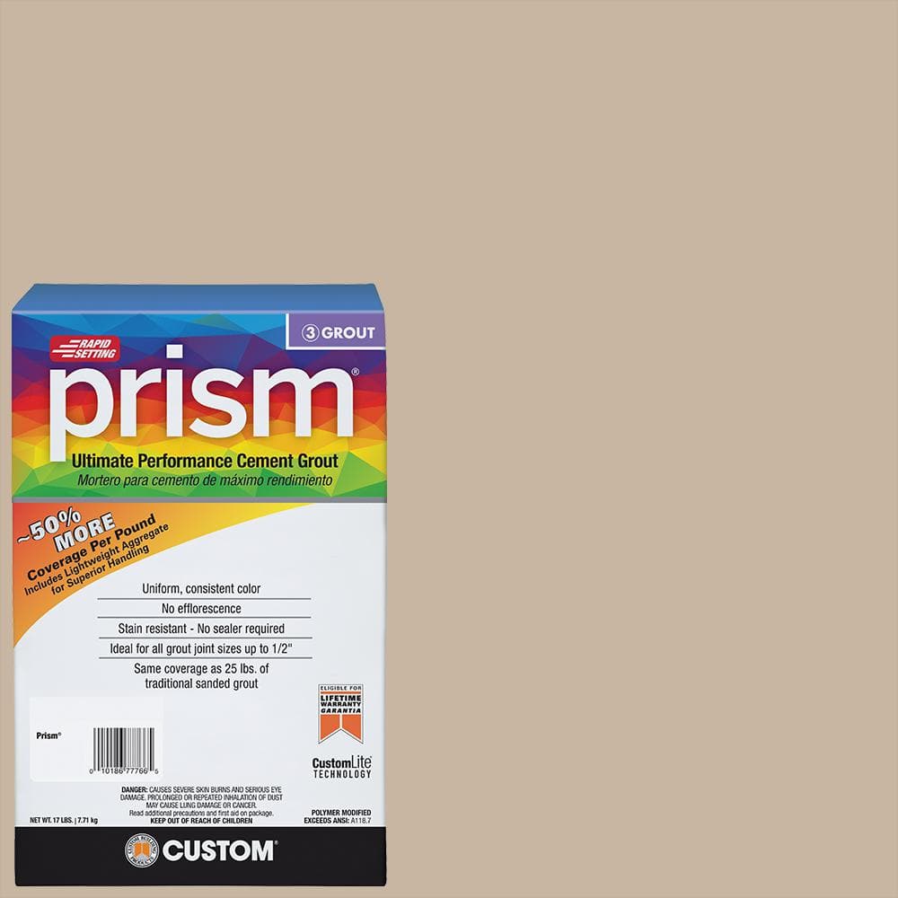 Custom Building Products Prism #101 Quartz 17 lb. Ultimate Performance ...