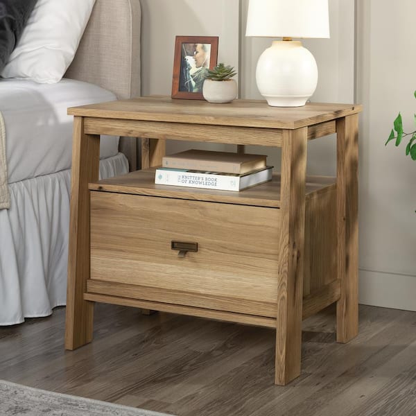 Tall oak nightstand store