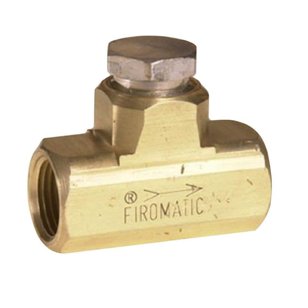 Firomatic 3/8 in. Brass Check Valve B100HCV - The Home Depot
