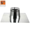 ALLFUEL HST 6 in. x 10 in. Flat Roof Flashing for Double Wall Chimney ...