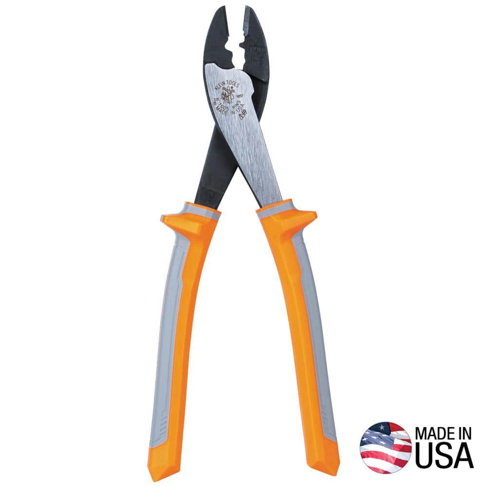 Klein Tools Crimping and Cutting Tool for Connectors, Insulated ...