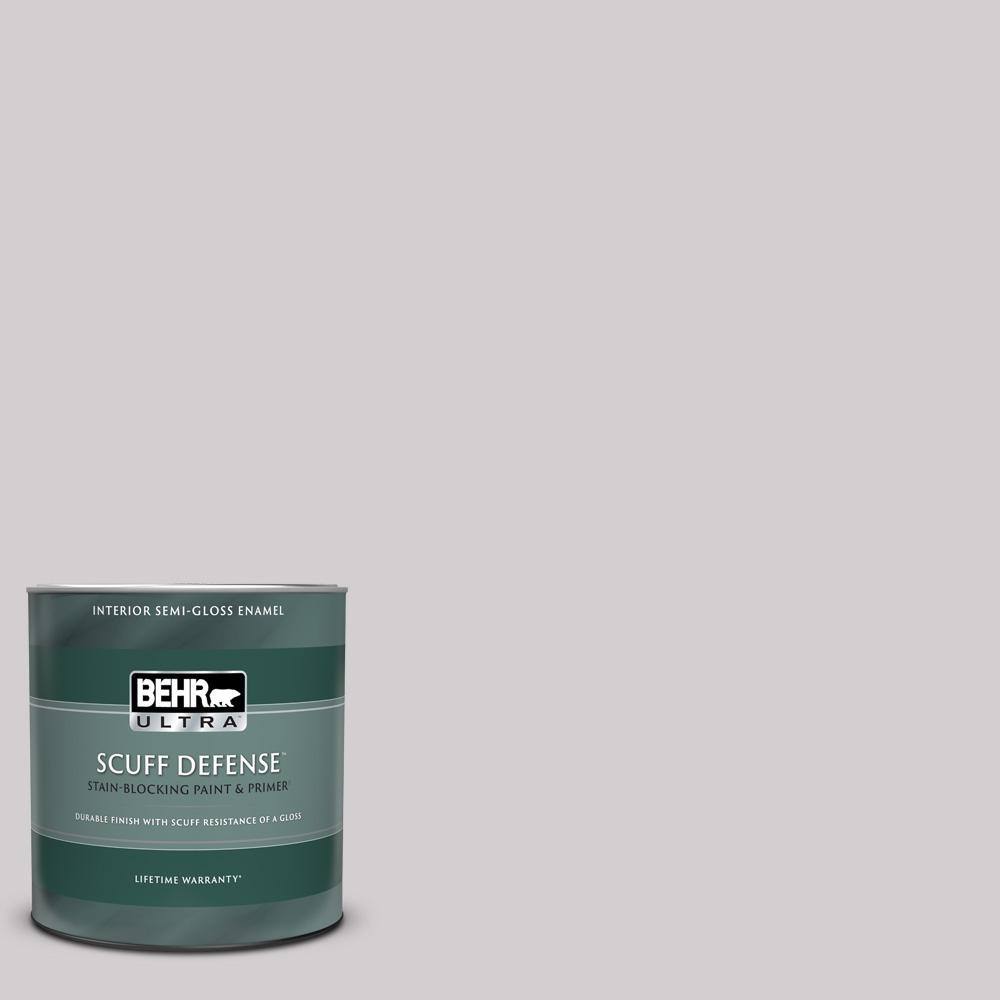 BEHR ULTRA 1 qt. #N570-1 Opera Extra Durable Semi-Gloss Enamel Interior ...