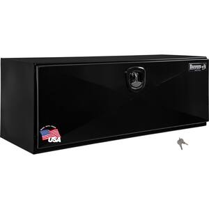 BUYERS PRODUCTS 18 x 18 x 60 in. Black Steel Underbody Truck Box With 3 ...