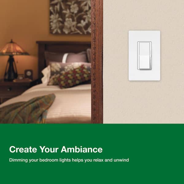 Lutron Diva LED+ Dimmer Switch for Dimmable LED and Incandescent Bulbs ...