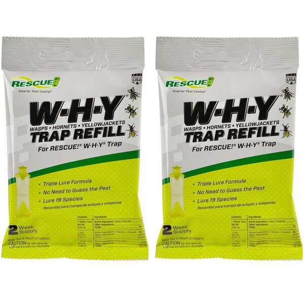 RESCUE WHY Trap Refill Kit (2-Pack) WHYTA2 - The Home Depot