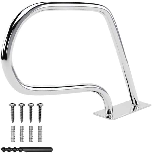 Angel Sar Stainless Steel Swimming Pool Hand Rail with Easy Mount Base ...