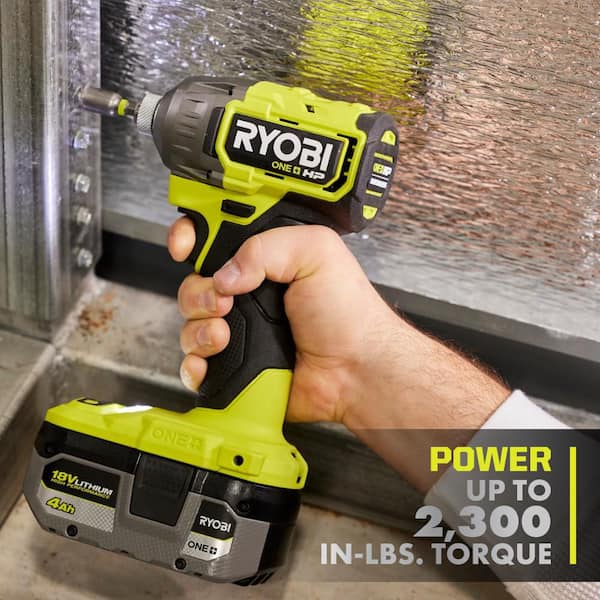 RYOBI ONE+ HP 18V Brushless Cordless 4-Mode Impact Driver (Tool Only ...