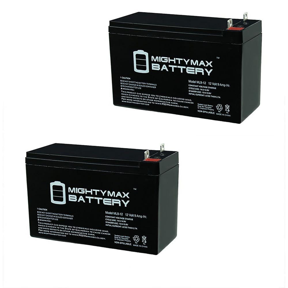 MIGHTY MAX BATTERY 12-Volt 9AH SLA Battery Replacement for Generac ...