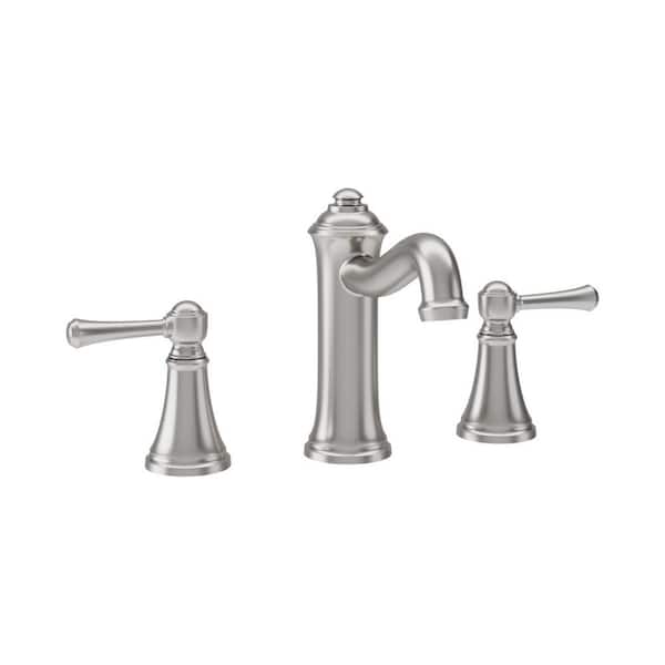 Symmons Braston Widespread 2-Handle Bathroom Faucet with Push Pop Drain ...