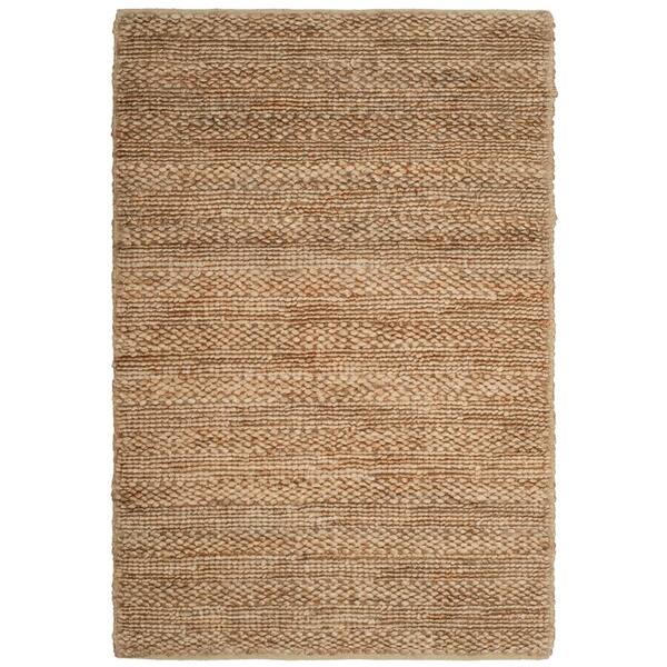 SAFAVIEH Natural Fiber Tan 3 ft. x 5 ft. Solid Area Rug NF212A-3 - The ...