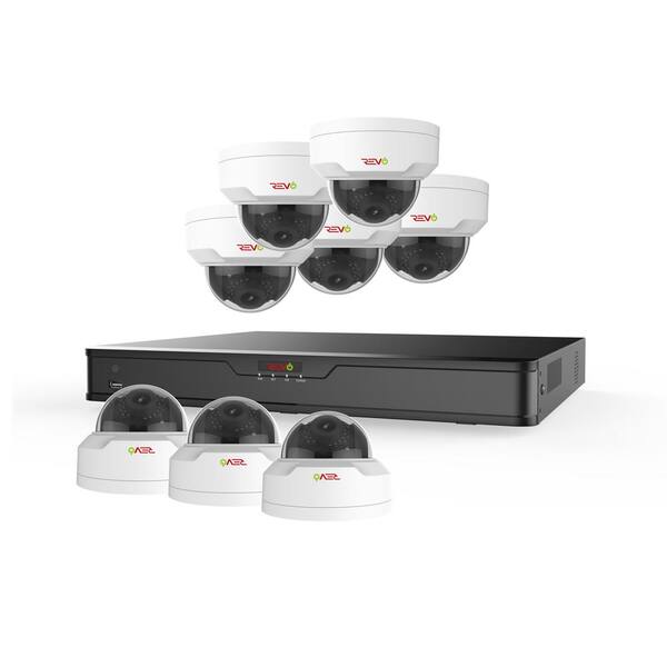 Revo Ultra HD 16-Channel 3TB Surveillance NVR System with (8) 4 ...