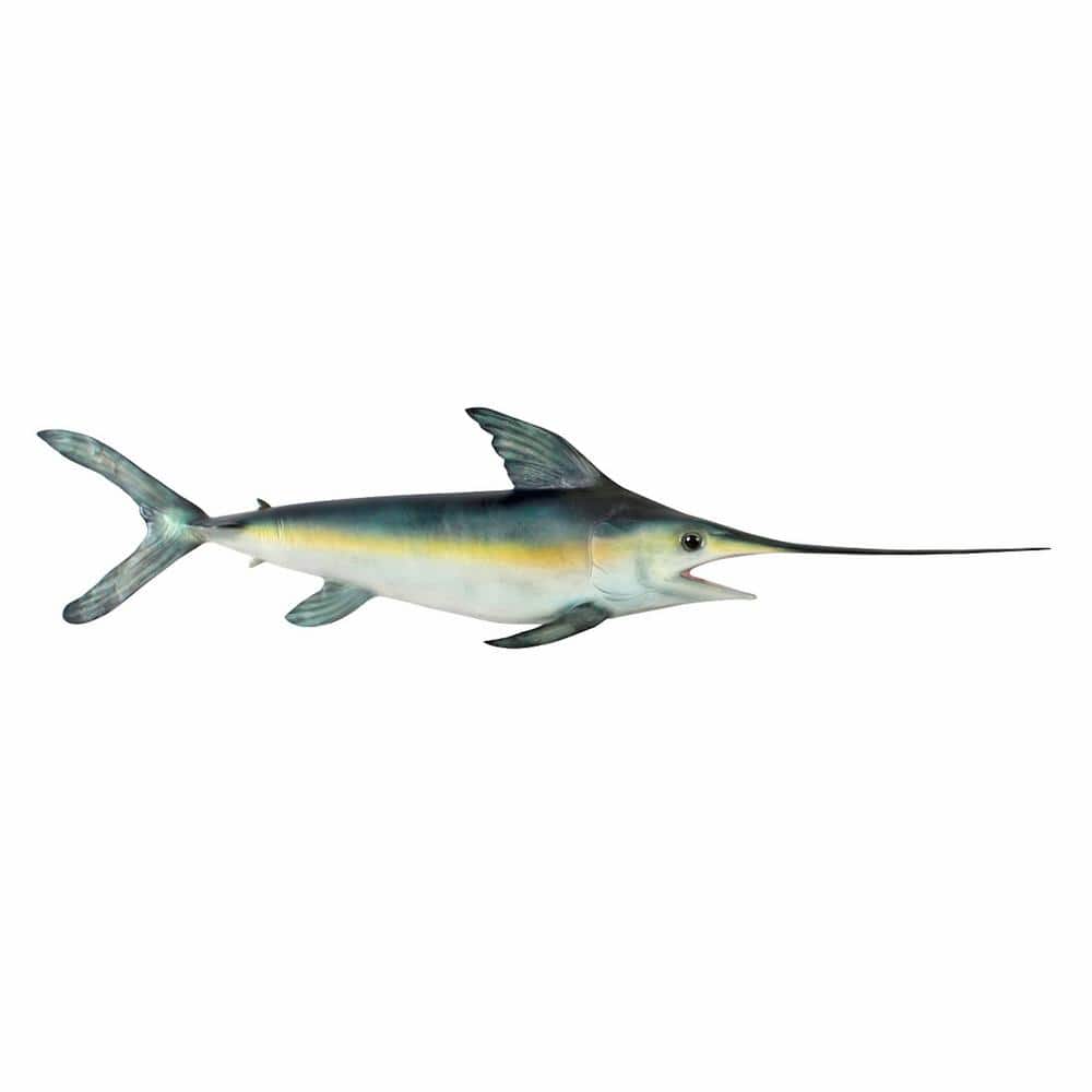Design Toscano 14 in. H Swordfish Wall Mount Trophy Sculpture NE100075 ...