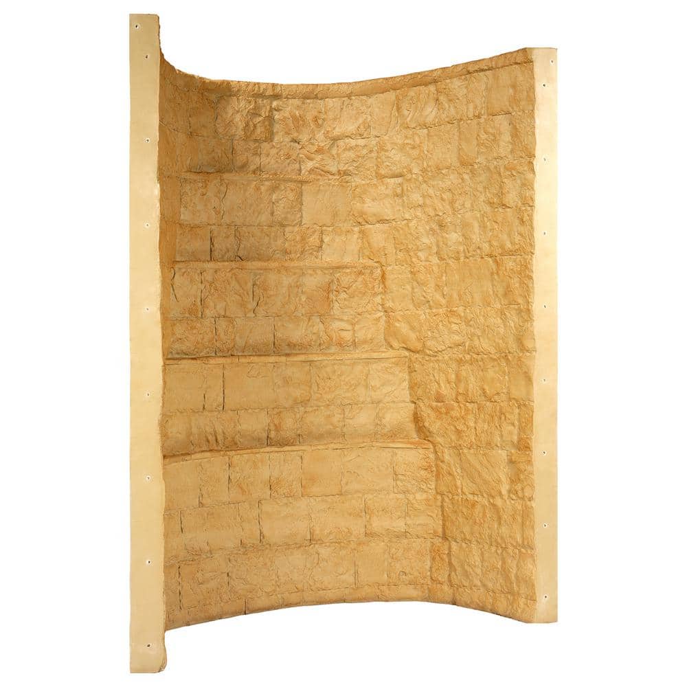 SHAPE PRODUCTS Rockwell 66 in. x 44 in. x 96 in. Tan Composite Window ...