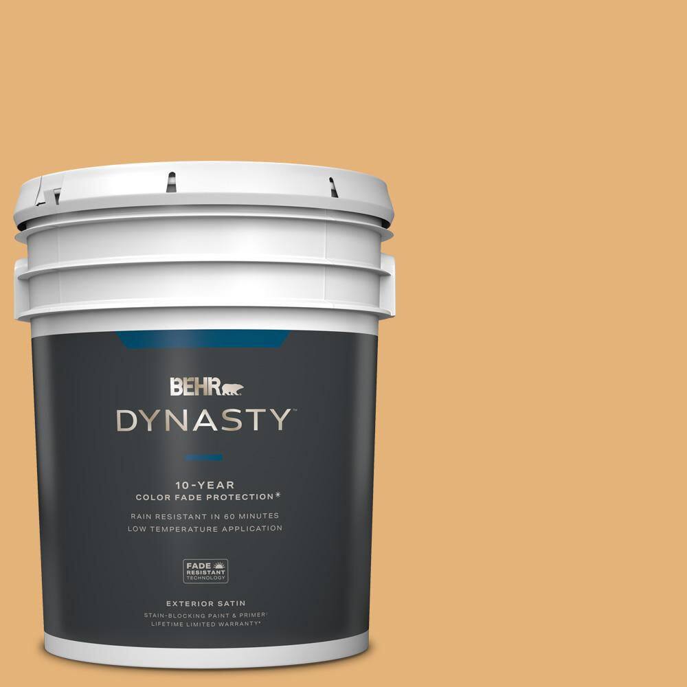 BEHR DYNASTY 5 gal. #300D-4 High Plateau Satin Enamel Exterior Stain ...