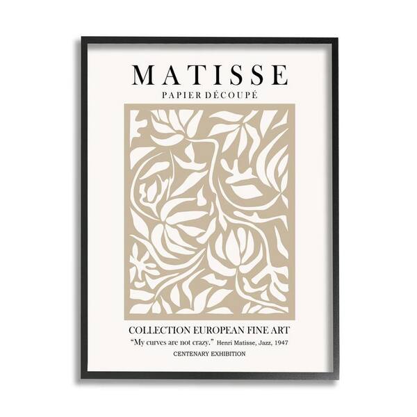 The Stupell Home Decor Collection Neutral Floral Foliage Pattern ...