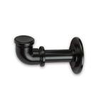 Rod Desyne Black Heavy-Duty Wall Hook TP04-12