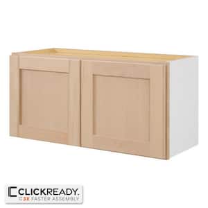 Hampton Bay 36 in. W x 12 in. D x 18 in. H Ready to Assemble Wall ...