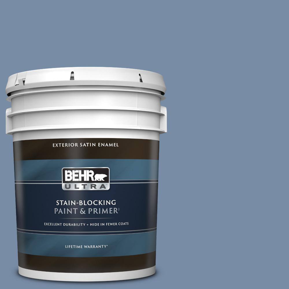 BEHR ULTRA 5 gal. #590F-5 Magic Spell Satin Enamel Exterior Paint ...