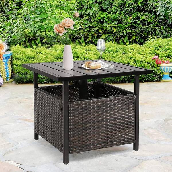 Small table with umbrella stand store