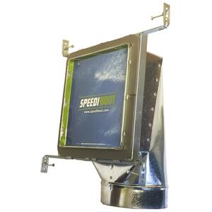 SPEEDI- BOOT 4 in. W x 14 in. L to 8 in. Diameter Torpedo End Register ...