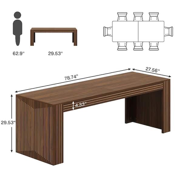 Dimensions For A Long Table
