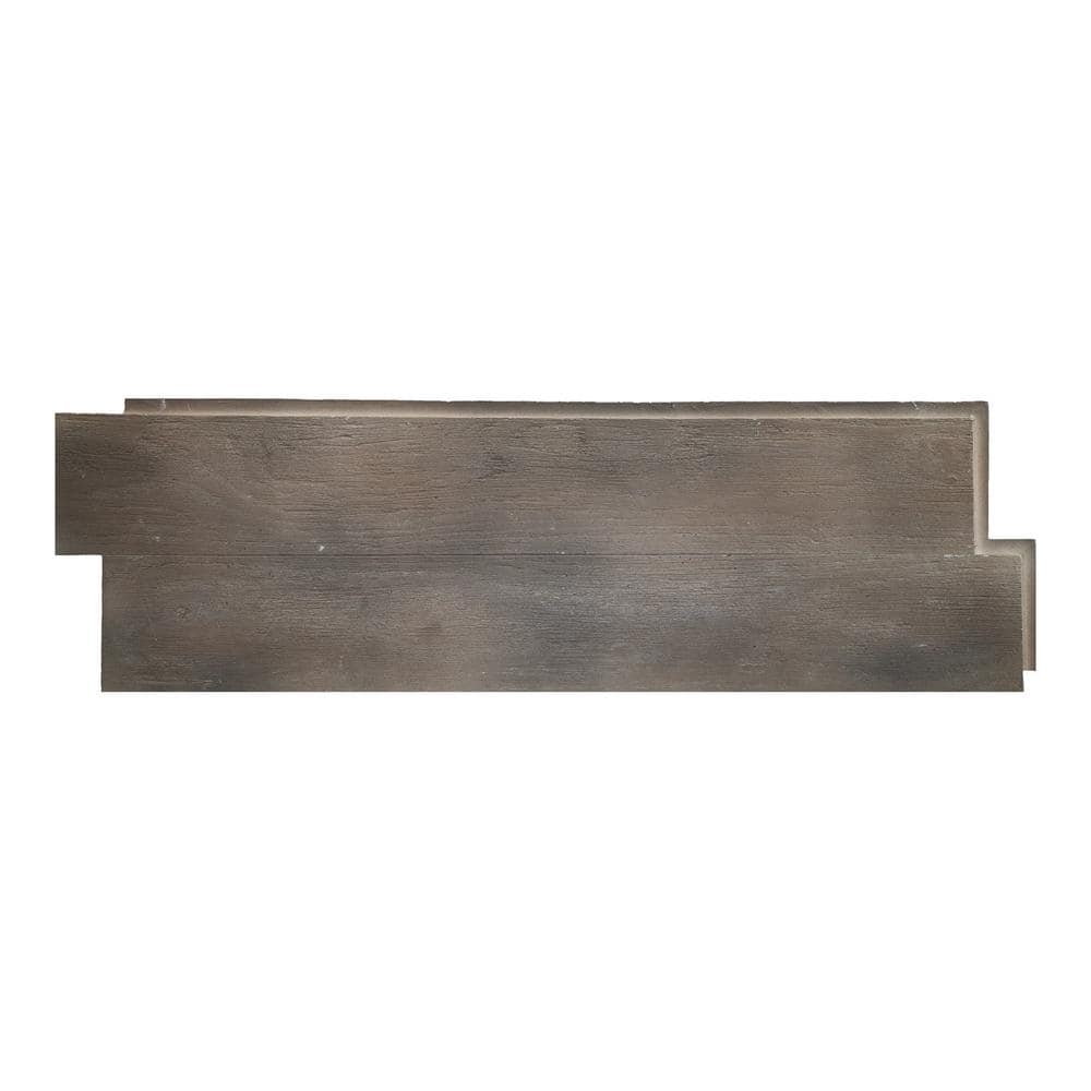GenStone 12 in. x 39 in. Bourbon Barrel Faux Wood Composite Siding RCWB ...