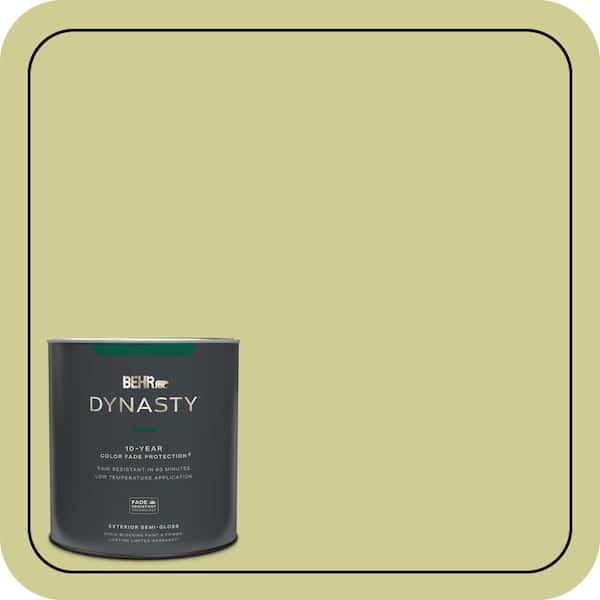 BEHR DYNASTY 1 qt. #M340-4 Wasabi Semi-Gloss Enamel Exterior Stain ...