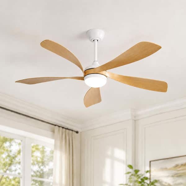 Reviews for MODERN HABITAT WhisperBloom 52 in. Indoor Oak Ceiling Fan ...
