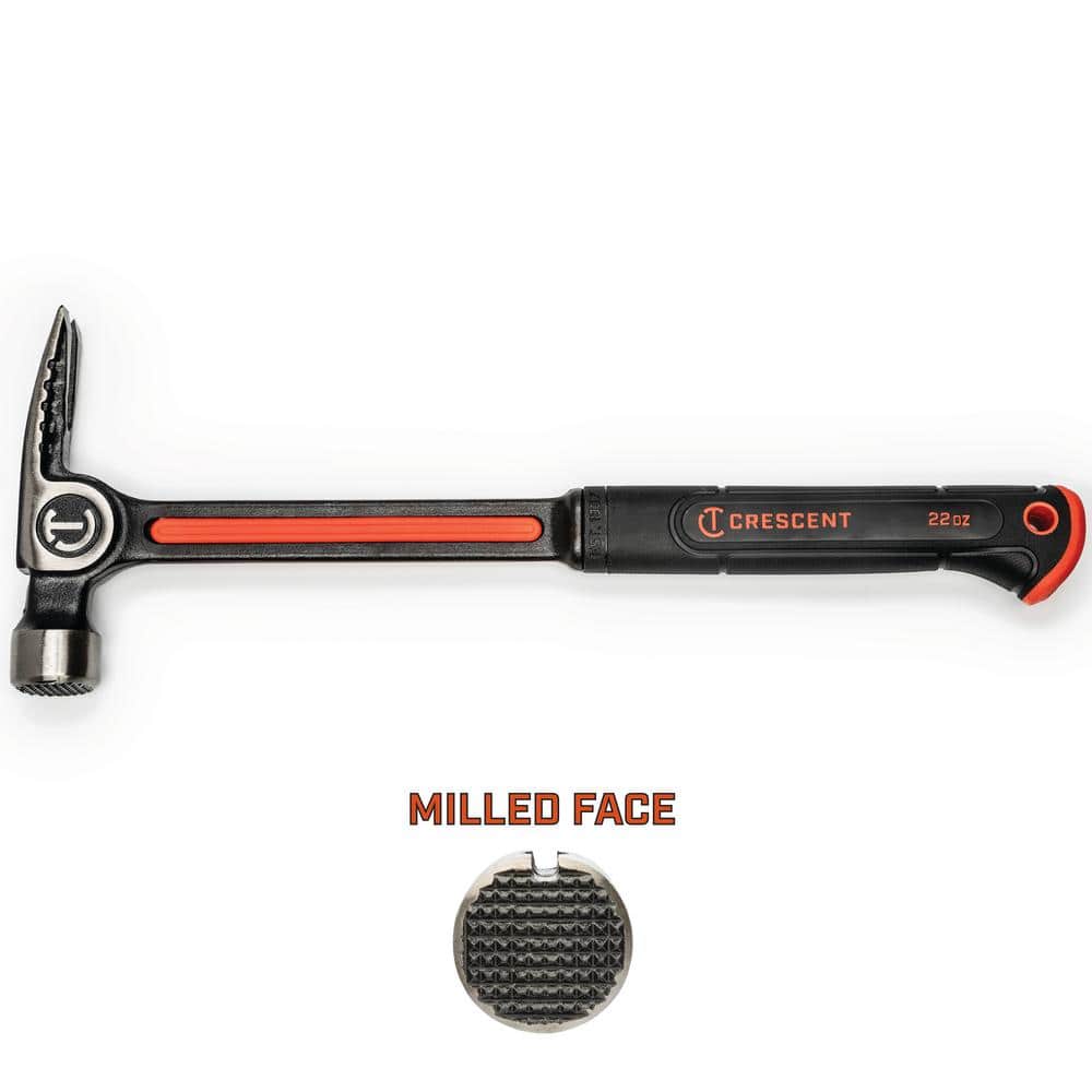 Crescent 22 oz. Steel Milled-Face Framing Hammer CHSFRM22 - The Home Depot