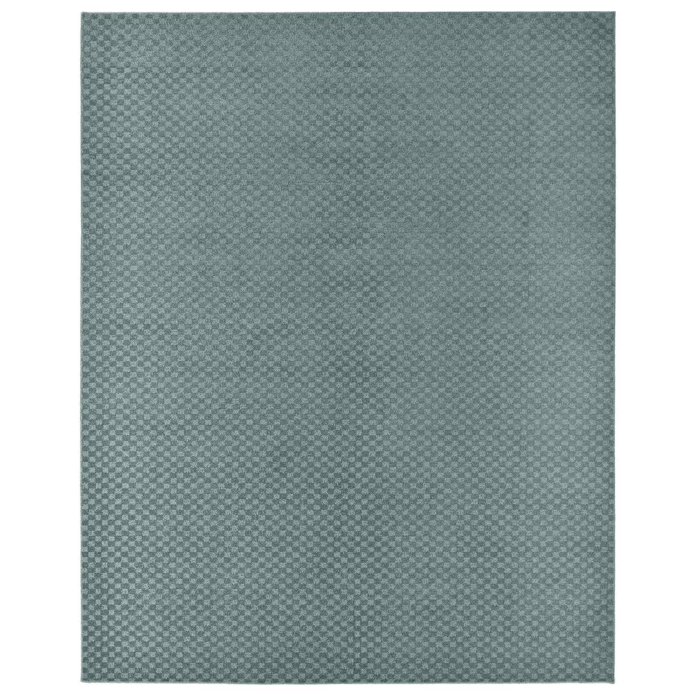 Garland Rug Medallion Sea Foam 8 ft. x 10 ft. Geometric Area Rug ...