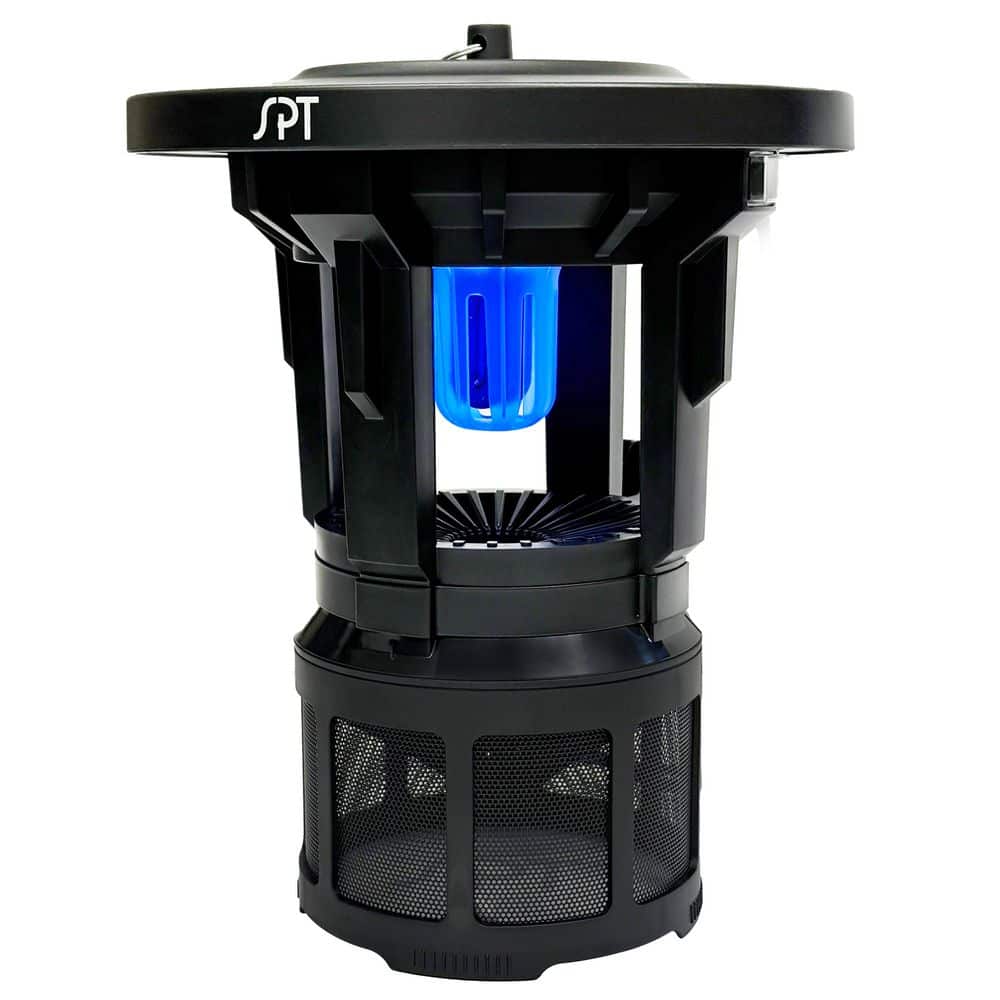 SPT Outdoor Electric Insect Trap with UV Lamp and 4-Glue Pads SET-13 ...