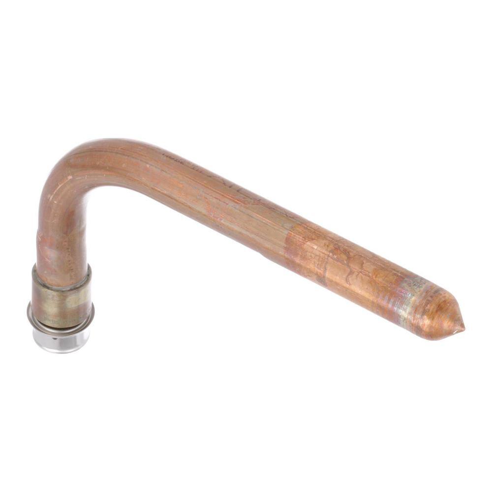 Viega PureFlow 3/4 in. Press x 3/4 in. FTG Zero Lead Brazed Copper 90 Degree Stub-Out (25-Pack ...
