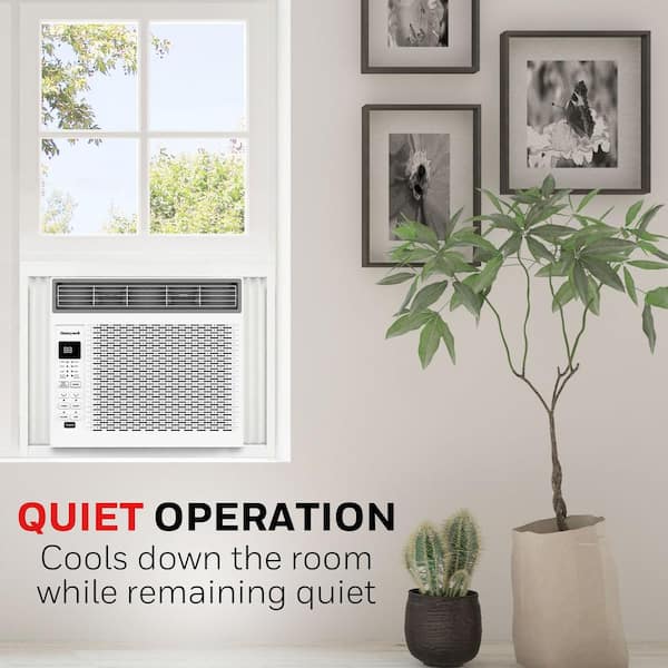 Honeywell 6,000 (DOE) BTU Digital Window Air Conditioner, Remote, LED ...