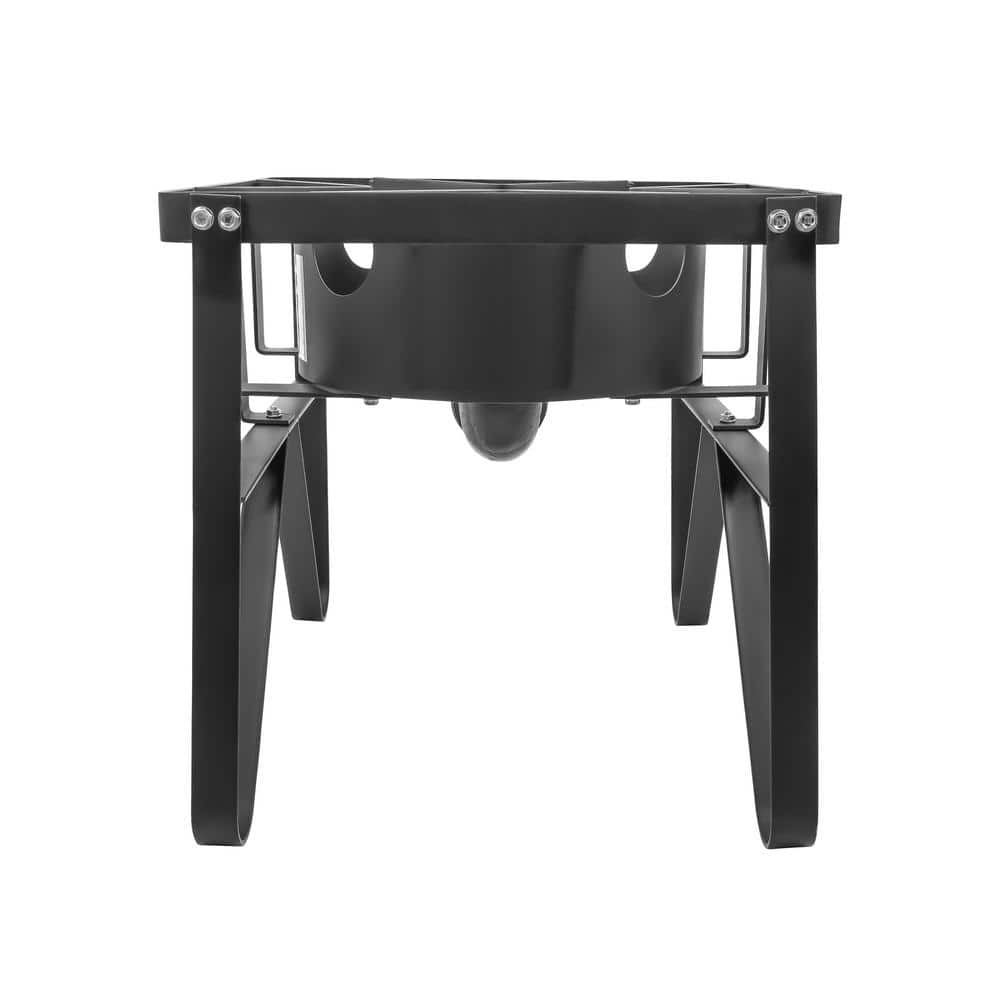 Buy 16 in. Cast Iron Black Deluxe Banjo Single 1 Propane-Burner Side ...