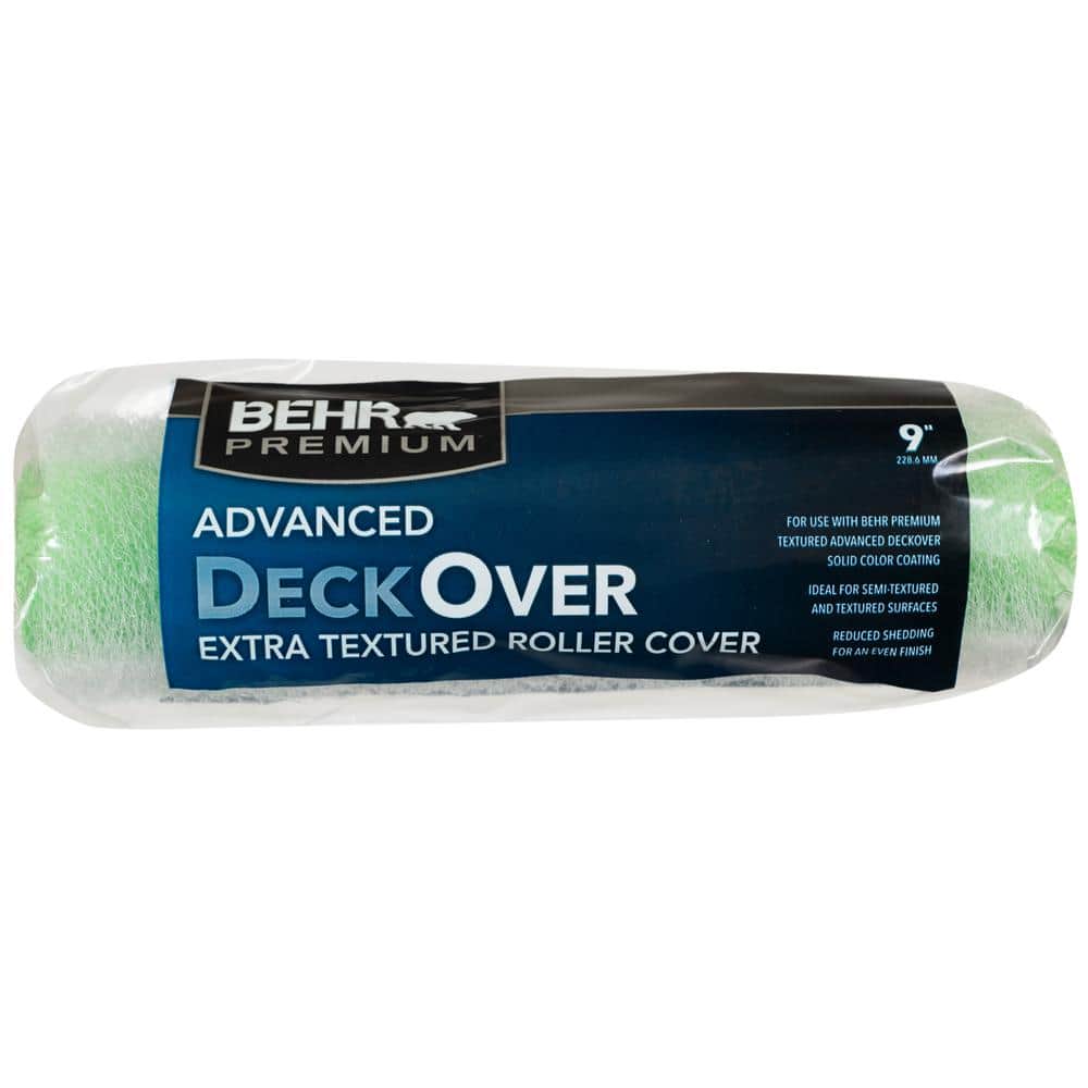 BEHR PREMIUM 9 in. x 1/2 in. Nap Extra Textured DeckOver Polyester ...