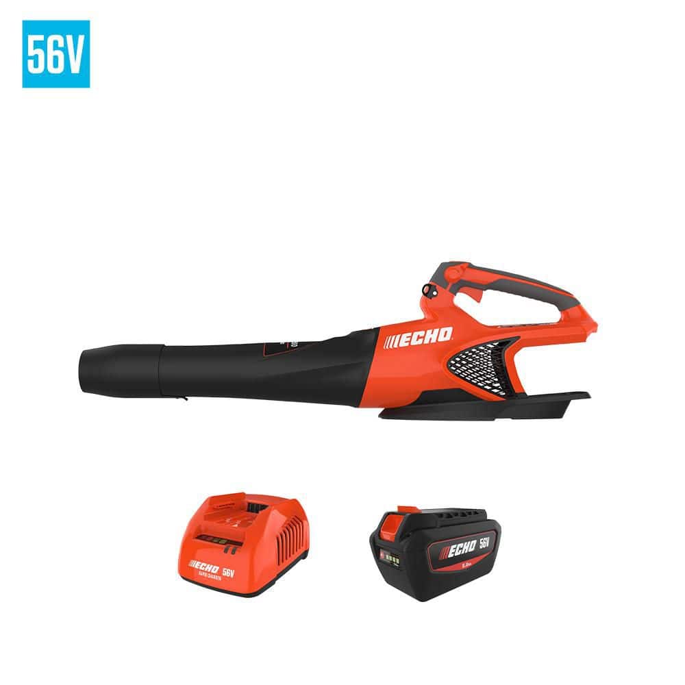 Reviews for ECHO 56V 158 MPH 549 CFM Cordless Battery Powered Handheld Leaf Blower with 5.0Ah ...