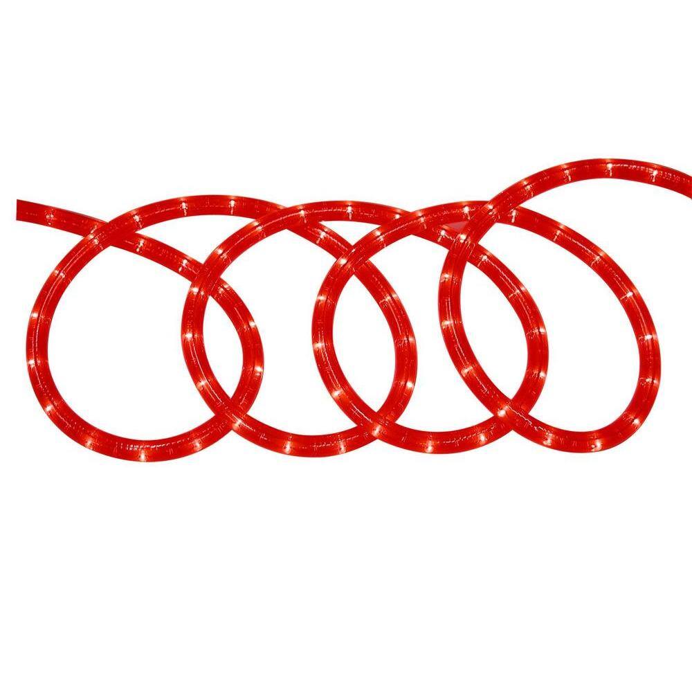 Hampton Bay 18 ft. Red Rope Light Kit ML-2W-18-120V-R - The Home Depot