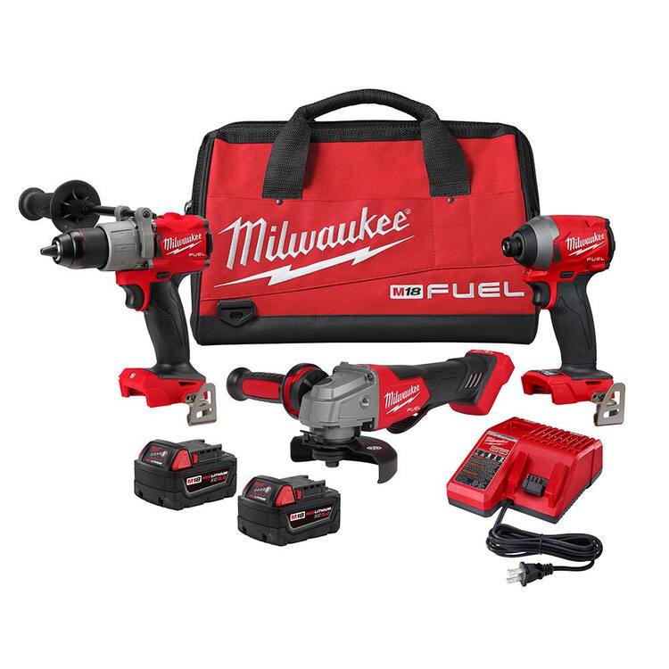 Milwaukee M18 FUEL 18V Lithium-Ion Brushless Cordless Hammer Drill ...