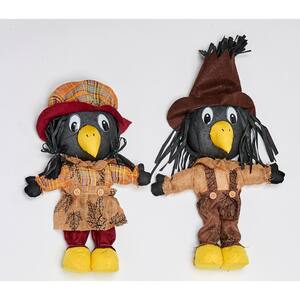 16 in. Standing Crow (Set of 2) 2252 - The Home Depot